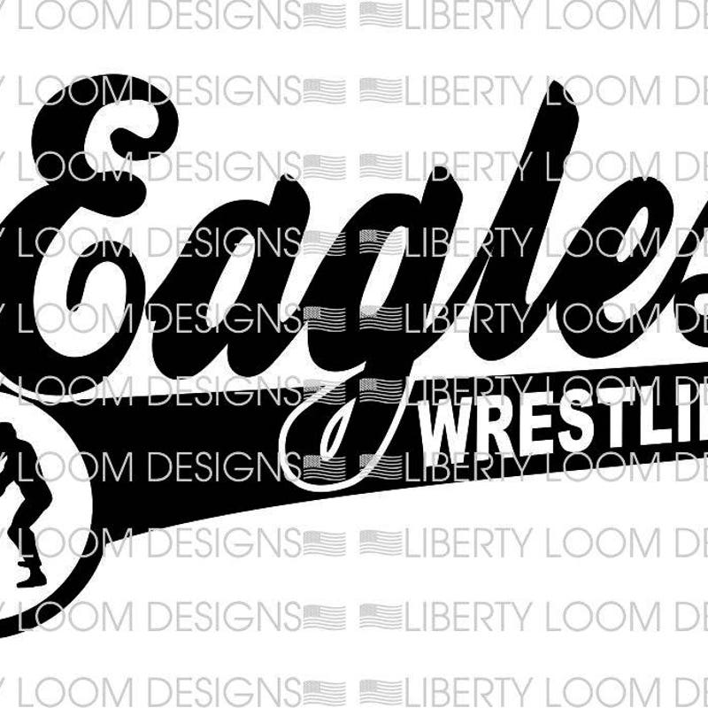 Eagle Wrestling Logo - Etsy