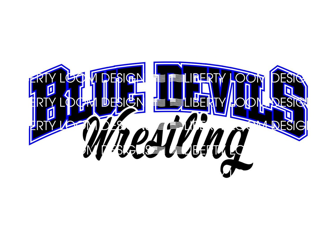 Blue Devils Wrestling - Etsy