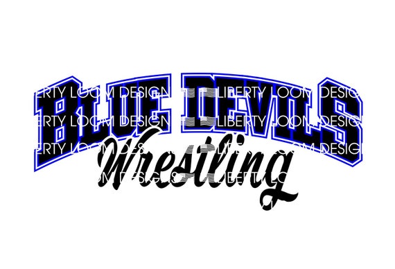 Blue Devils Wrestling | Etsy