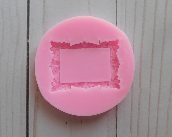 Small Frame Silicone Mold, Frame Silicone Mold, Small Plaque Mold ...