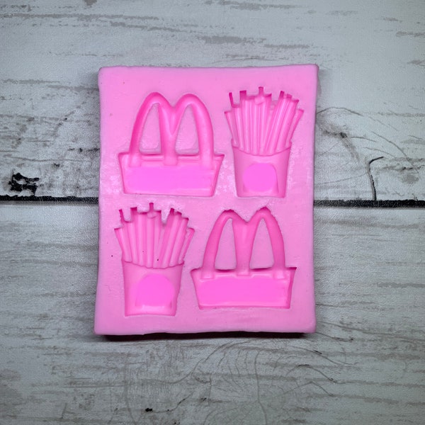 French Fries Clay Mold - Etsy