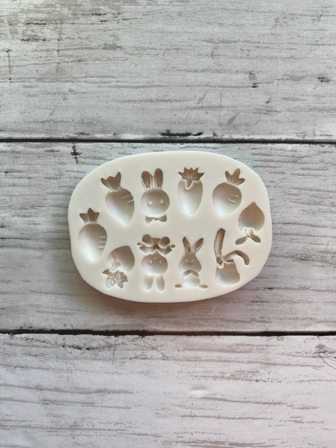 Easter Bunny Silicone Mold - Etsy