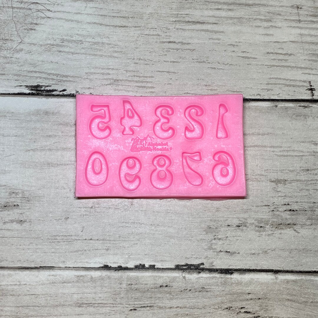 Number Silicone Mold - Etsy