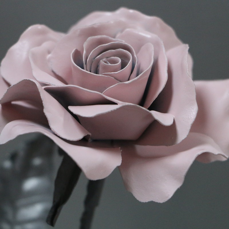 Pink Metal Flowers - Etsy