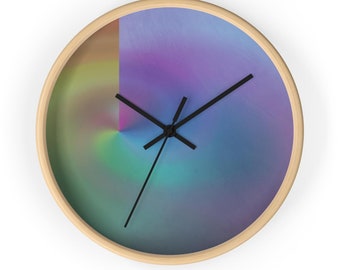 Rainbow clock | Etsy