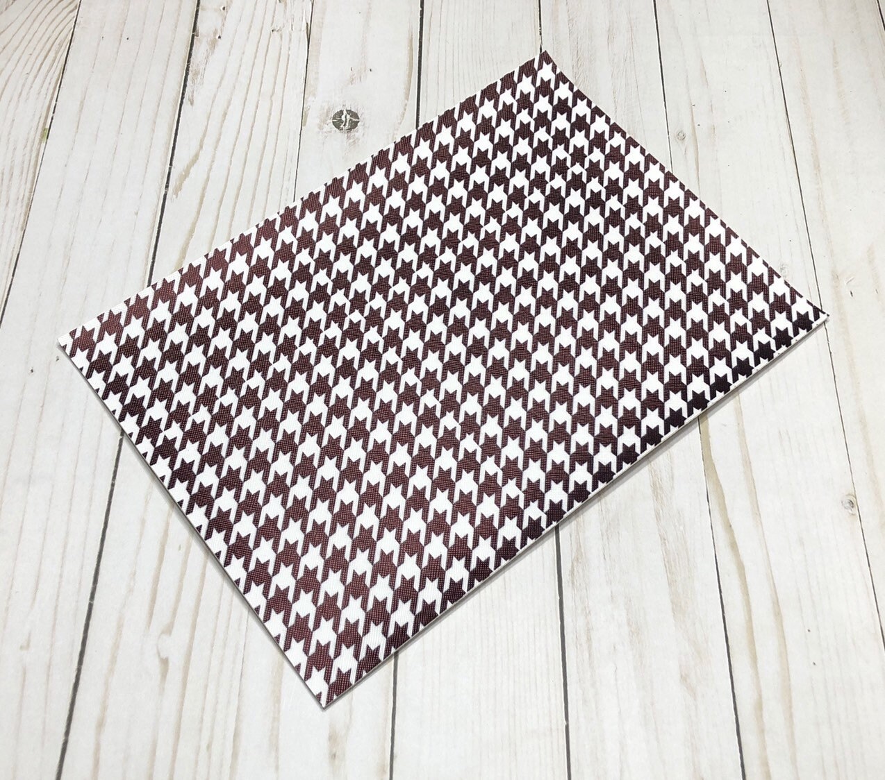 URBAN HOUNDSTOOTH Faux Leather Sheets Craft Supplies Leather - Etsy
