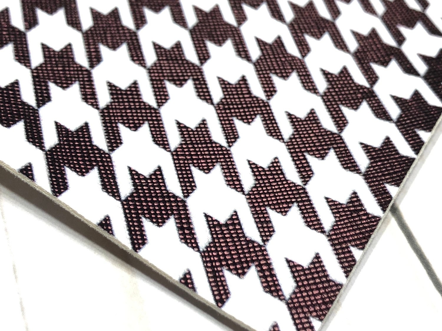 URBAN HOUNDSTOOTH Faux Leather Sheets Craft Supplies Leather - Etsy