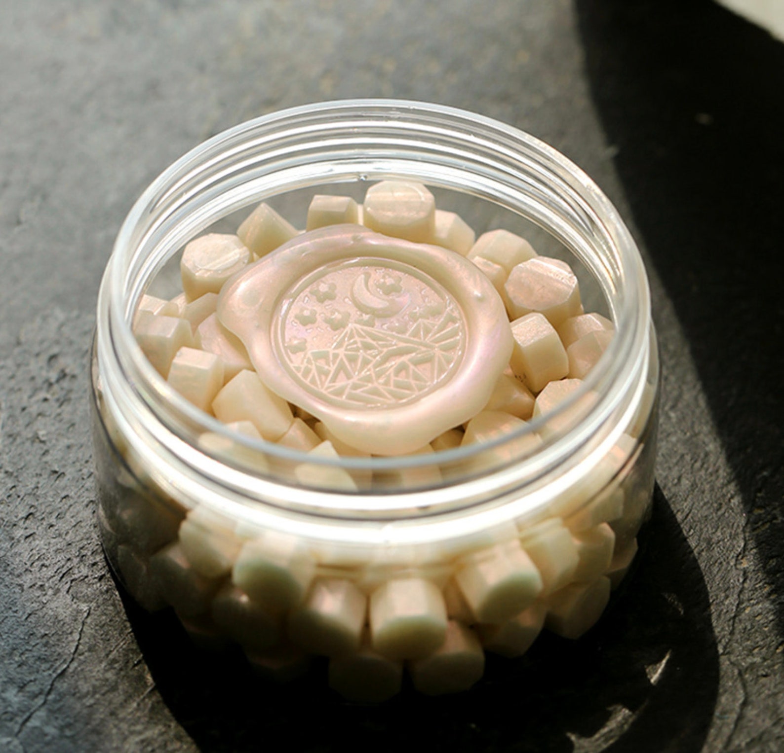 Iridescent Hexagon Wax Seal Melts - Etsy