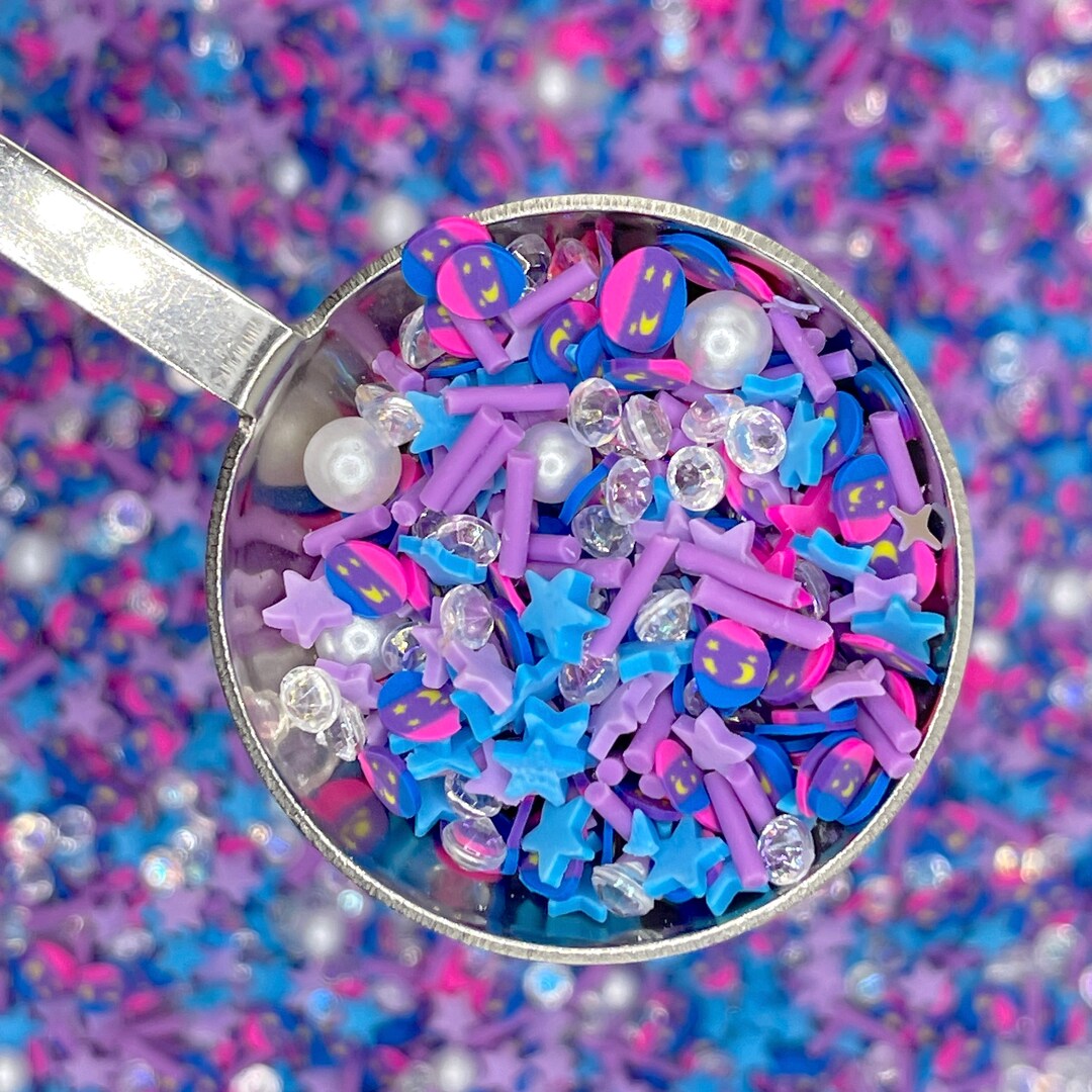 Purple Galaxy Polymer Clay Sprinkle Mix NOT EDIBLE D10-07 - Etsy