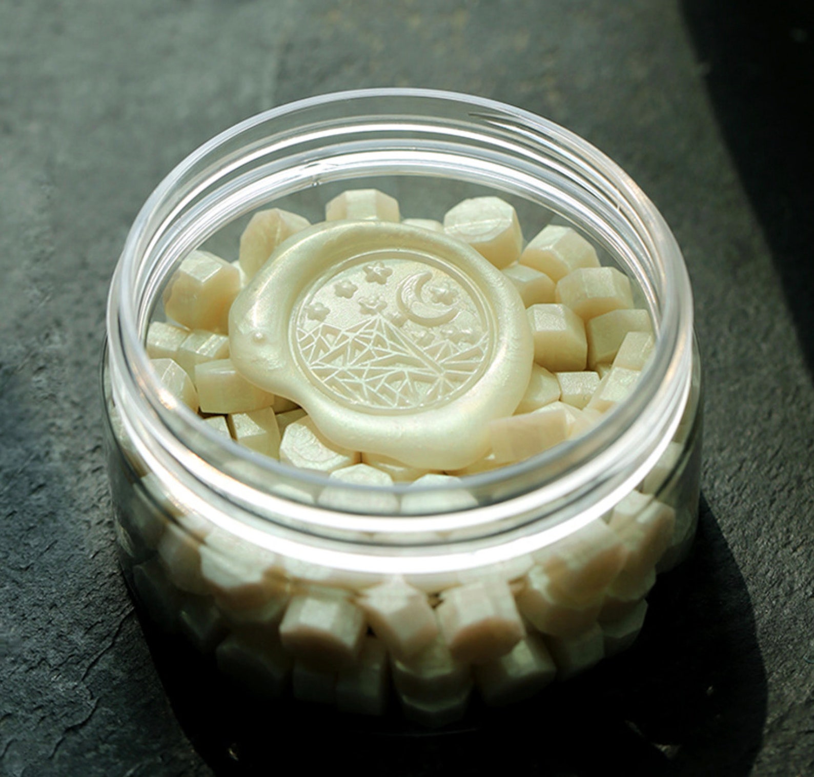 Iridescent Hexagon Wax Seal Melts - Etsy