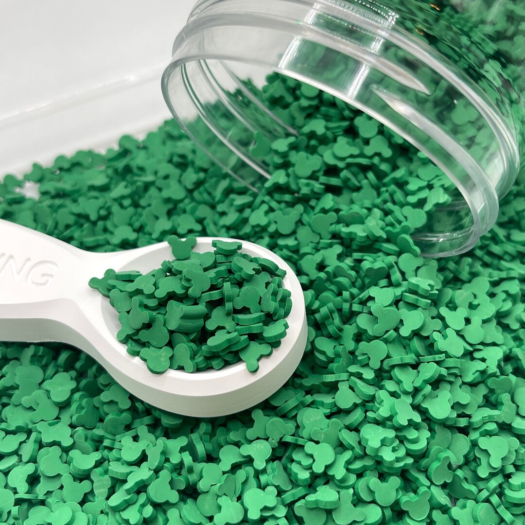 5MM Dark Green Mouse Head Polymer Clay Sprinkle NOT EDIBLE - Etsy