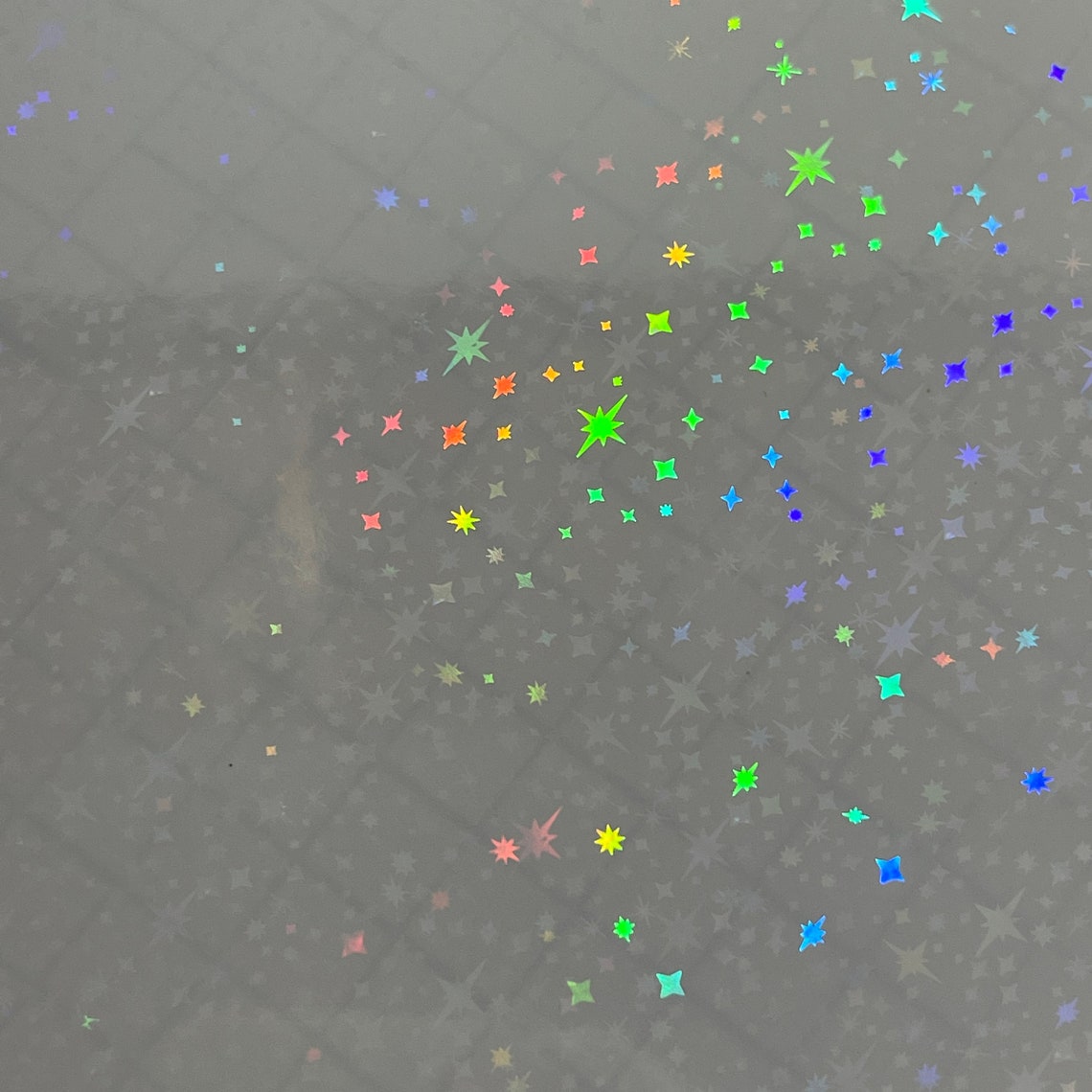 Galactic Stars Cold Laminate Holographic Laminate A4 Sheets - Etsy