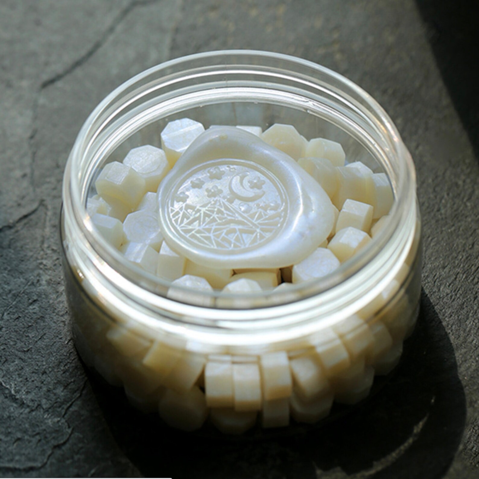 Iridescent Hexagon Wax Seal Melts - Etsy