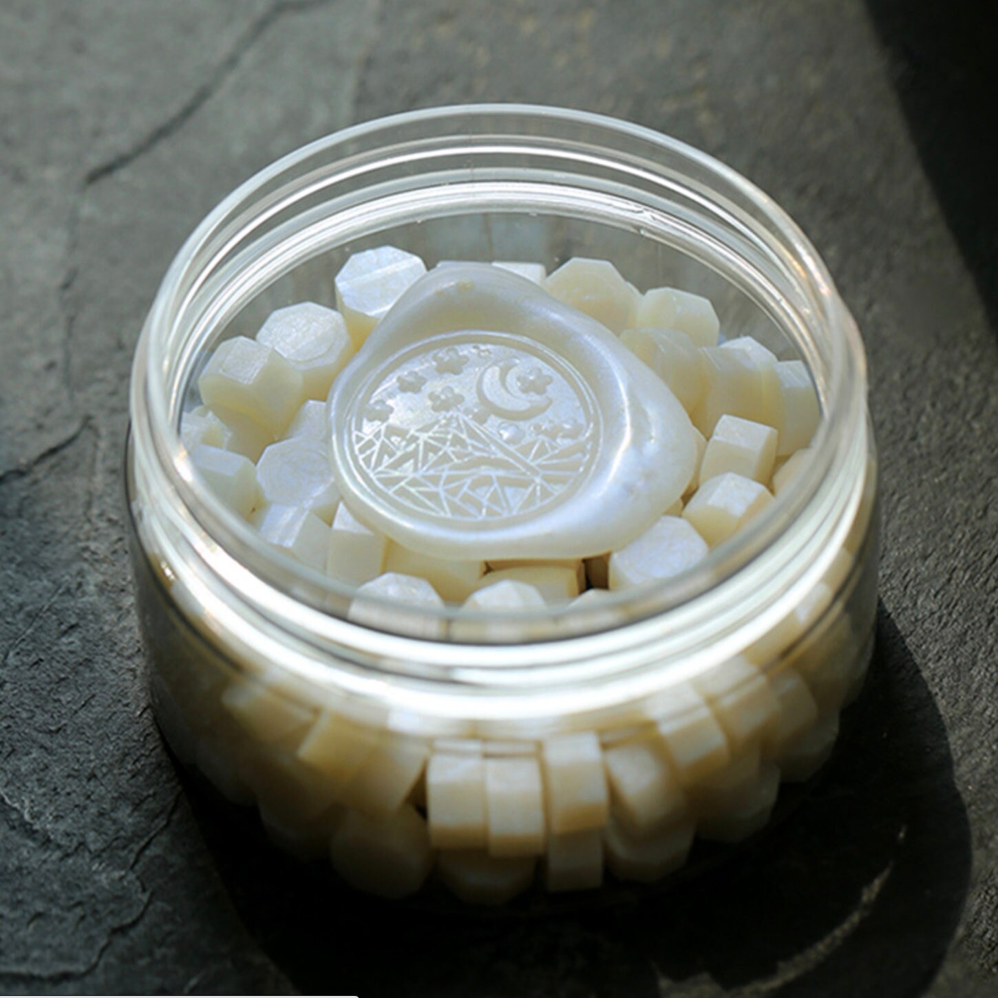 Iridescent Hexagon Wax Seal Melts - Etsy