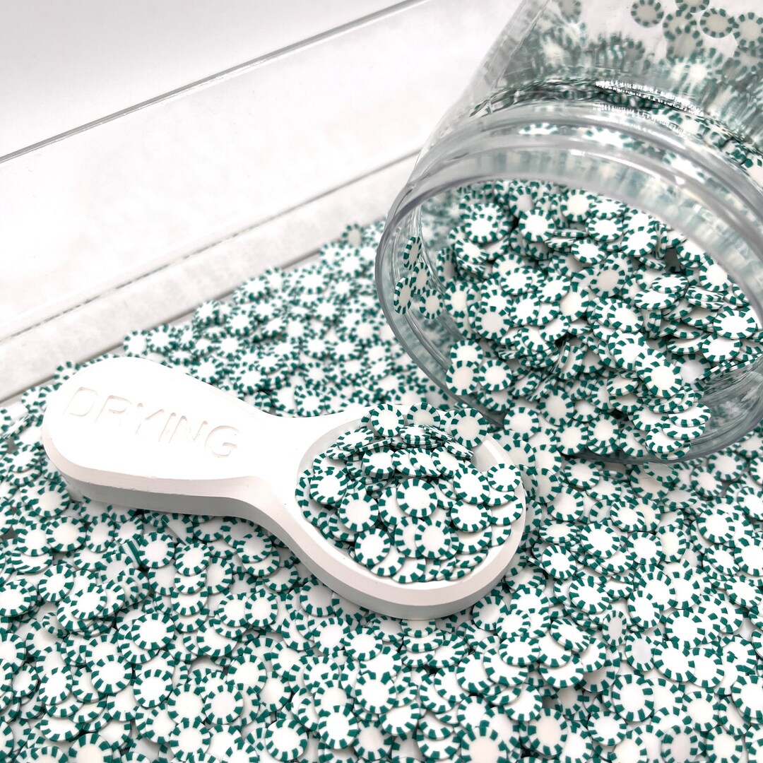 5MM Green Peppermint, Christmas Themed Polymer Clay Sprinkle Slices NOT EDIBLE D23-35 - Etsy