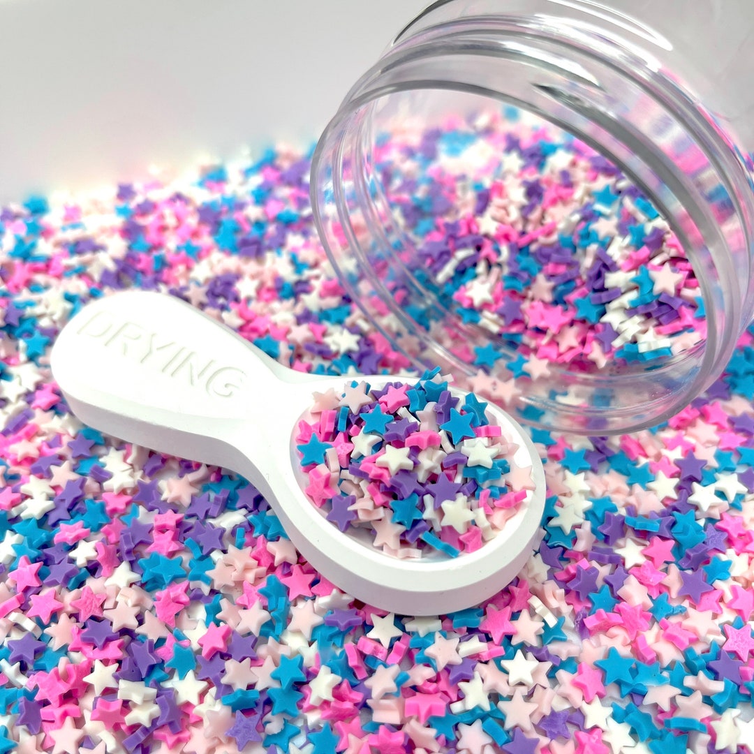 Pastel Unicorn Colored Star Polymer Clay Sprinkle Mix NOT EDIBLE D28-02 ...