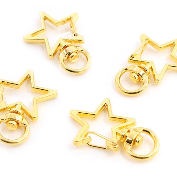 Star Shaped Key Ring - Etsy