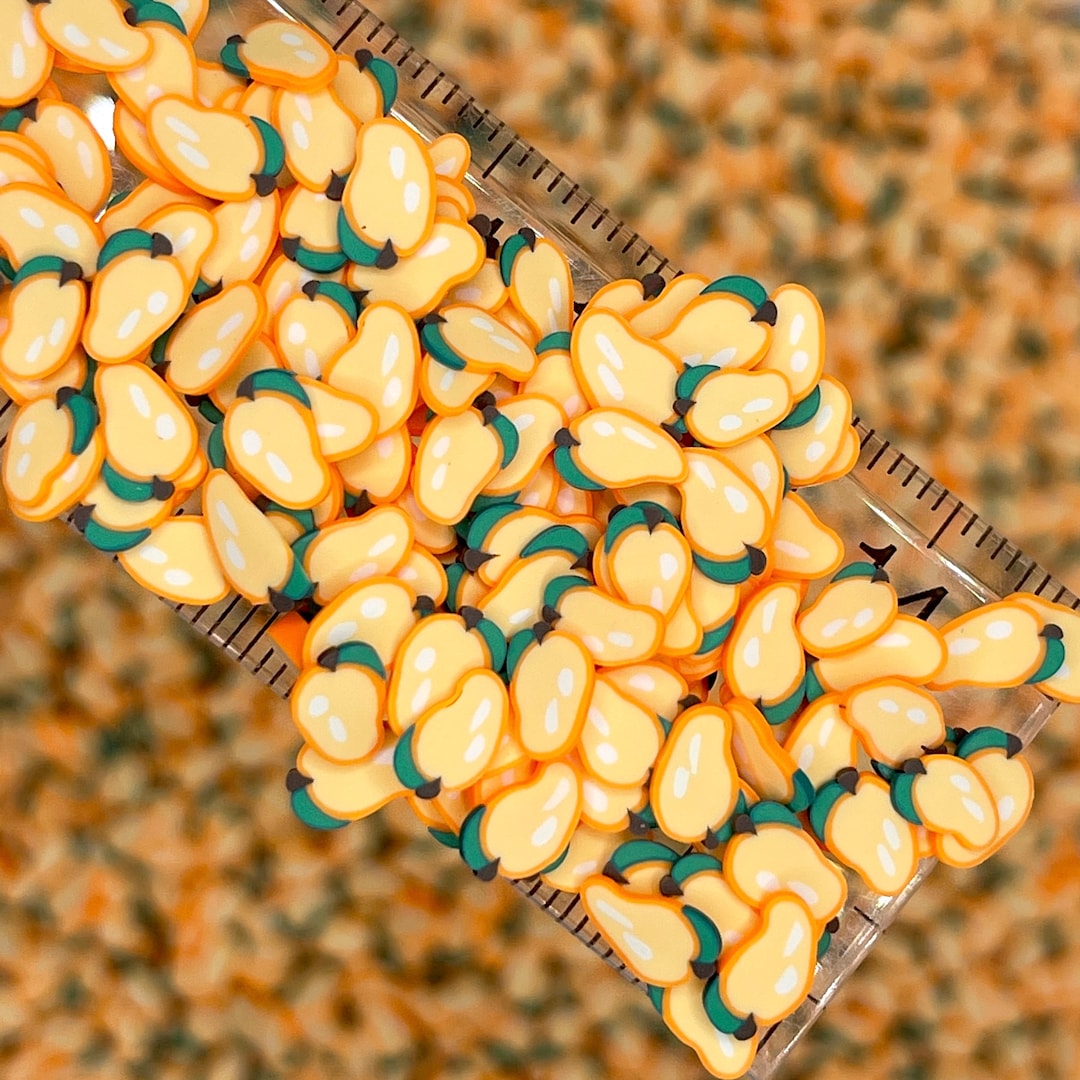 FAKE, 5MM Mango Fruit Polymer Clay Sprinkle NOT EDIBLE D22-17 - Etsy
