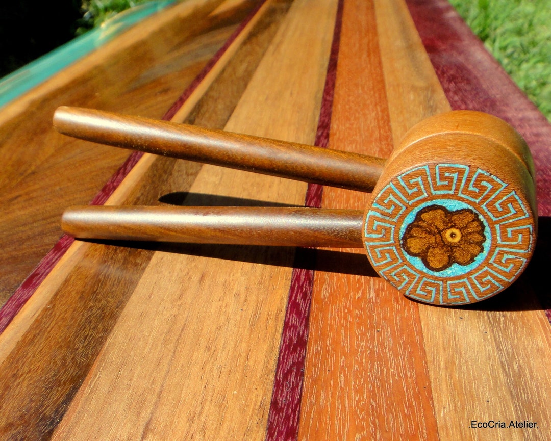 Ayahuasca Vine 2 in 1 - Tepi and Kuripe - Turquoise Inlay - Articulate ...