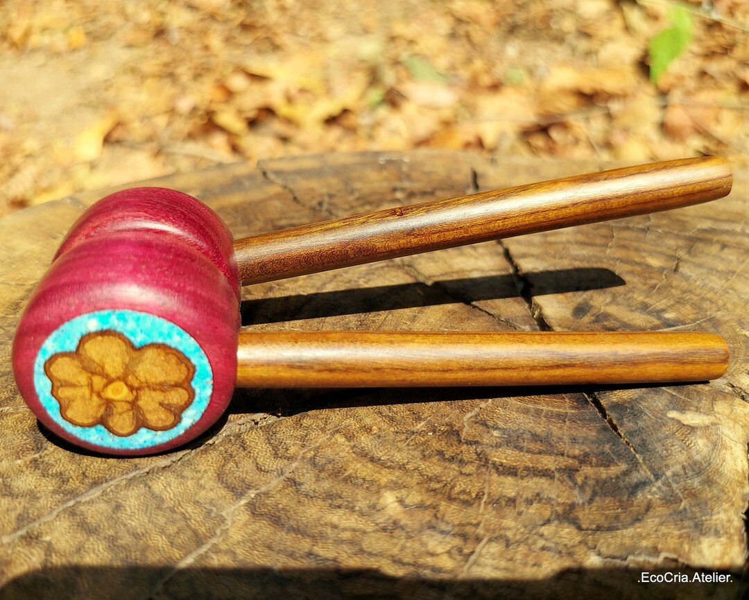 Ayahuaska Vine 2 in 1 - Tepi and Kuripe - Turquoise Inlay - Articulate ...