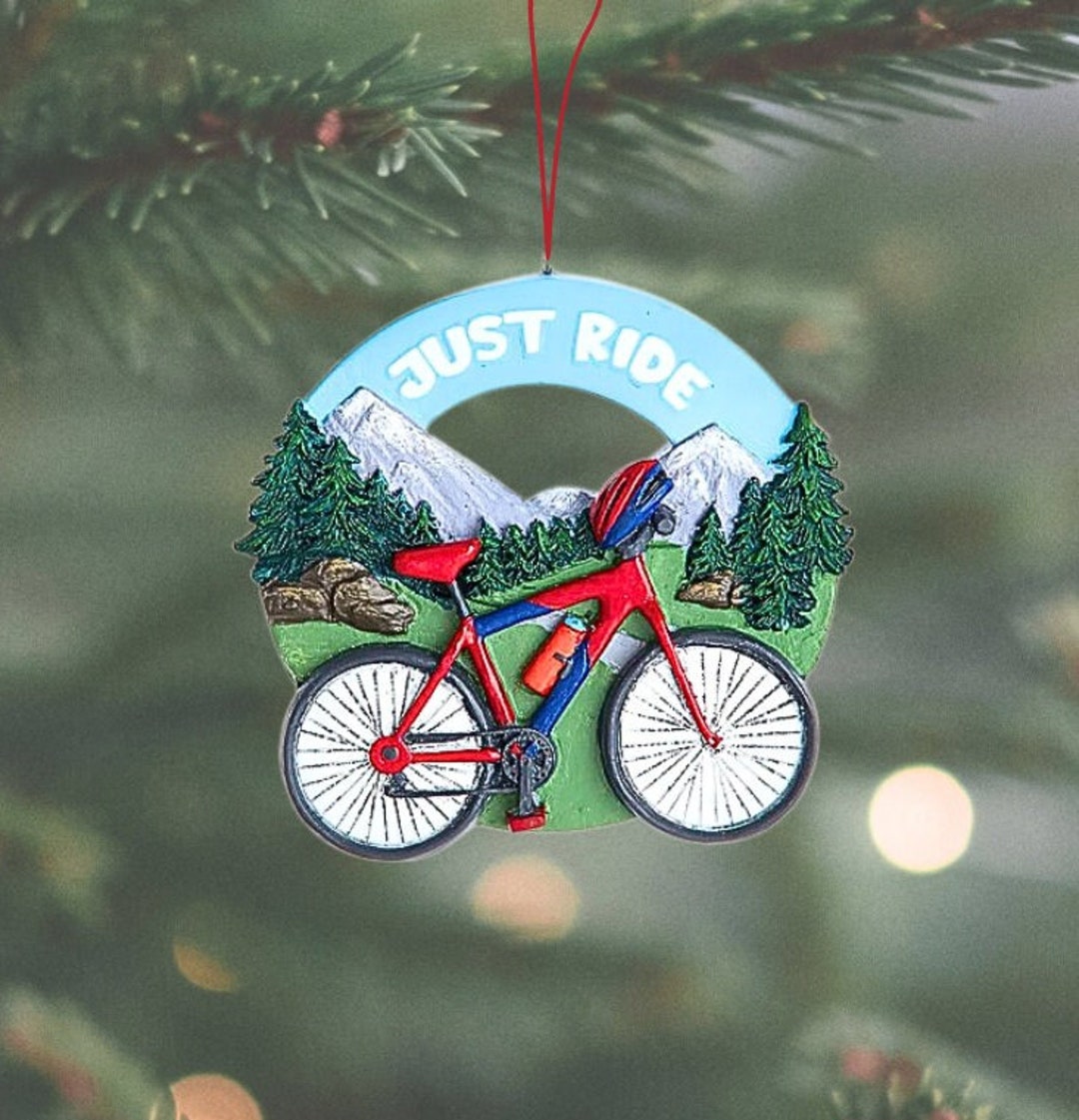 Bicycle Christmas Ornament Personalized Bike Bicycle Christmas Ornament ...