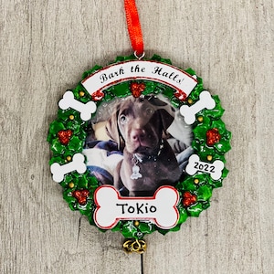 Pet Picture Frame Dog Pet Frame Personalized Christmas - Etsy