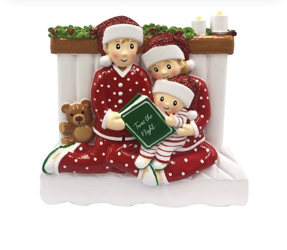 Personalized Family of Three Christmas Ornament Custom - Etsy