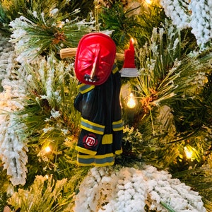 Fireman Ornament Personalized Christmas Ornament - Etsy