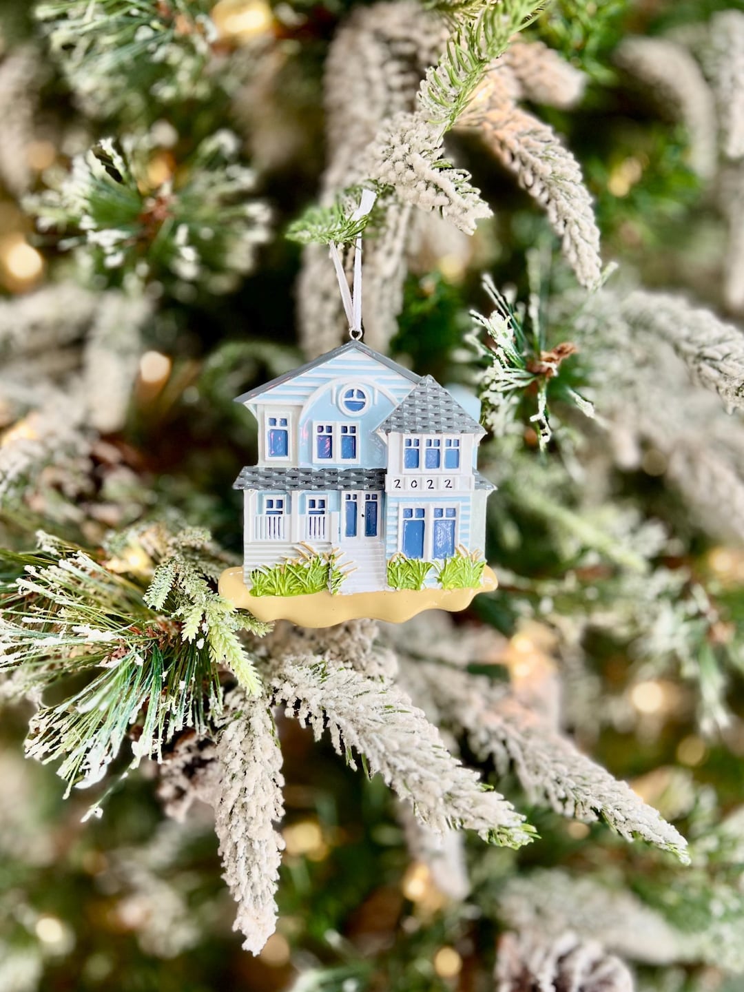 Personalized Cape Cod Christmas Ornament | New Home Beach House | Our ...