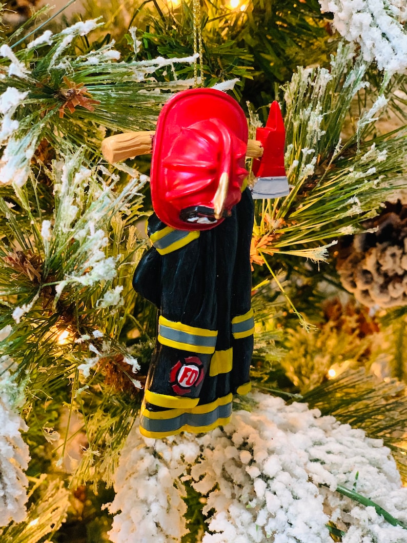 Fireman Ornament Personalized Christmas Ornament - Etsy