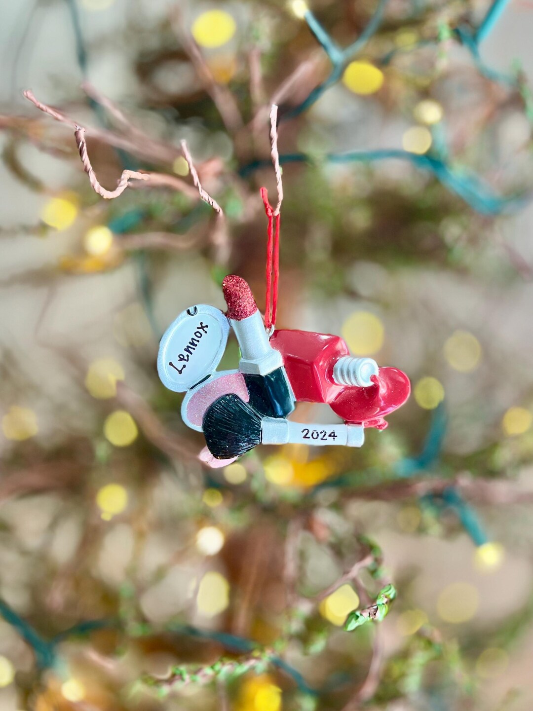 Makeup Artist Ornament | I Love Makeup Ornament | Nail Polish Ornament ...