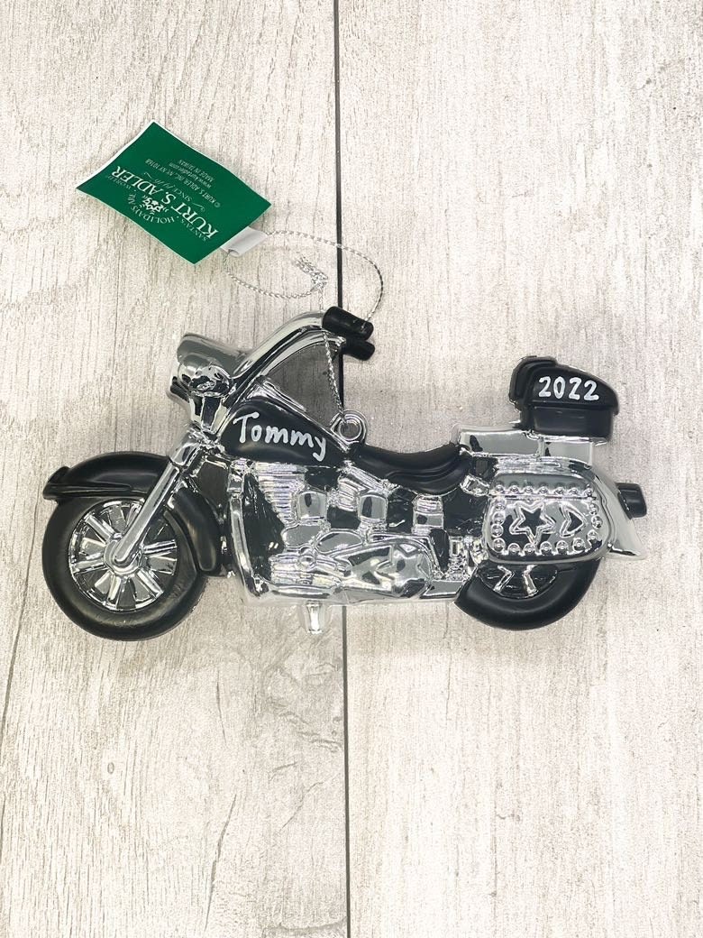 Motorcycle Ornament Personalized Christmas Ornament Gift - Etsy