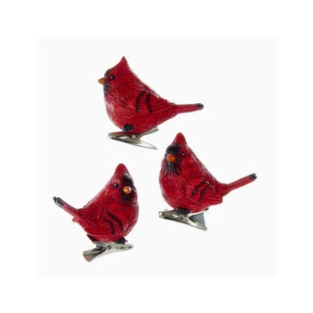 Cardinal Ornament Red Cardinal Ornaments Bird Ornament - Etsy