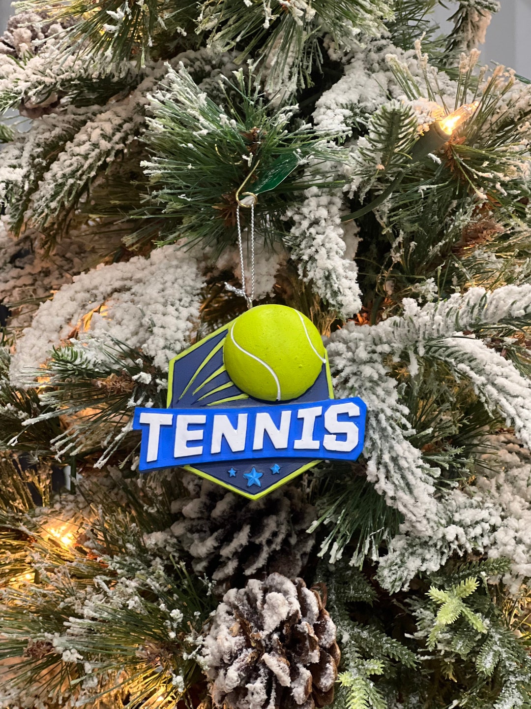 Tennis Ornament | Custom Tennis Pro Ornament | Gift for Tennis Players ...