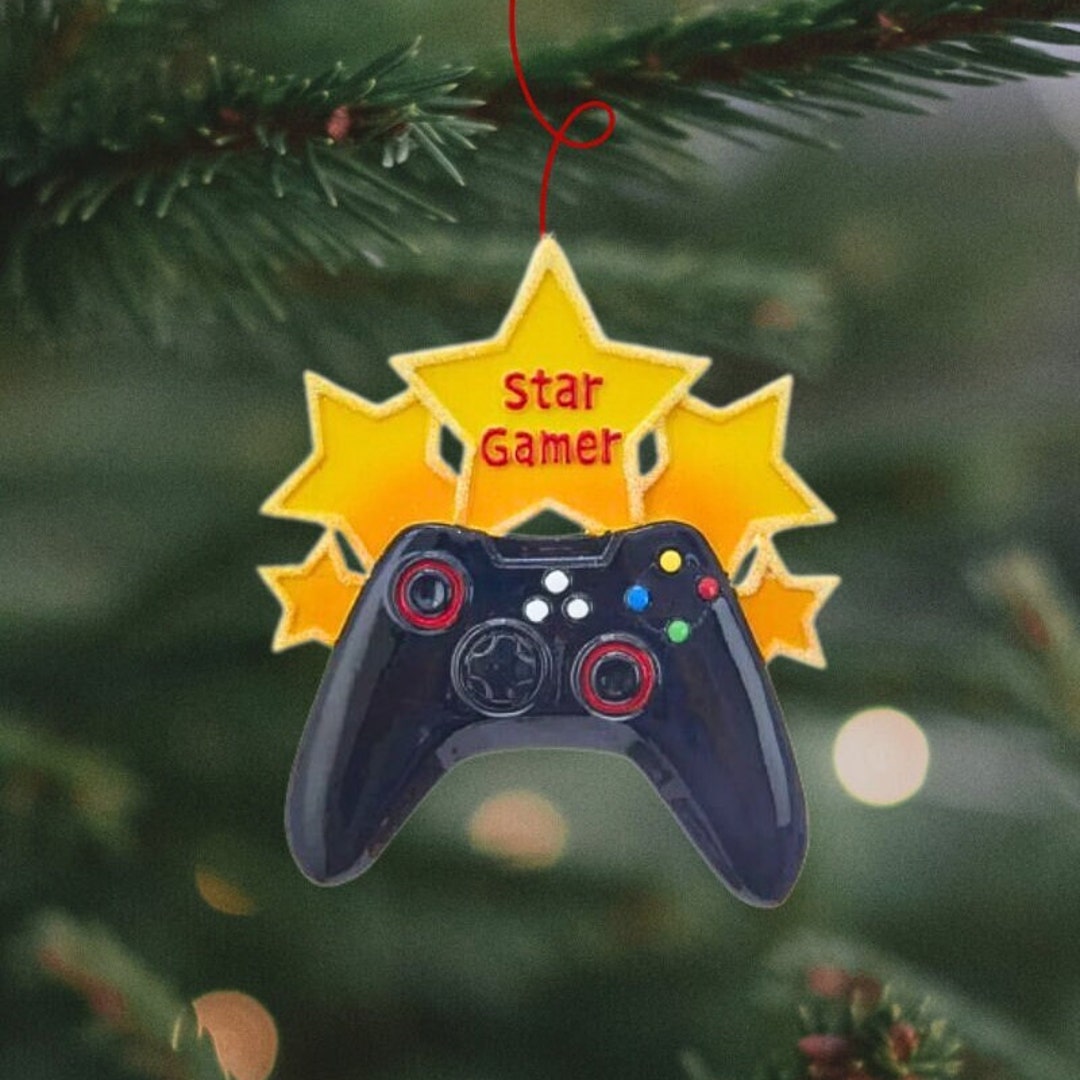 Game Controller Christmas Ornament Gamer Star Gamer Ornament Gifts for ...