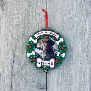 Pet Picture Frame Dog Pet Frame Personalized Christmas - Etsy
