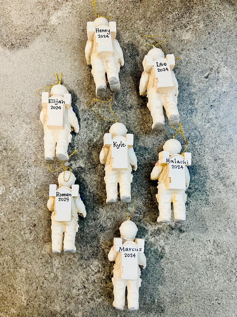 Personalized Astronaut Christmas Ornament | Space Travel Gift | Holiday ...