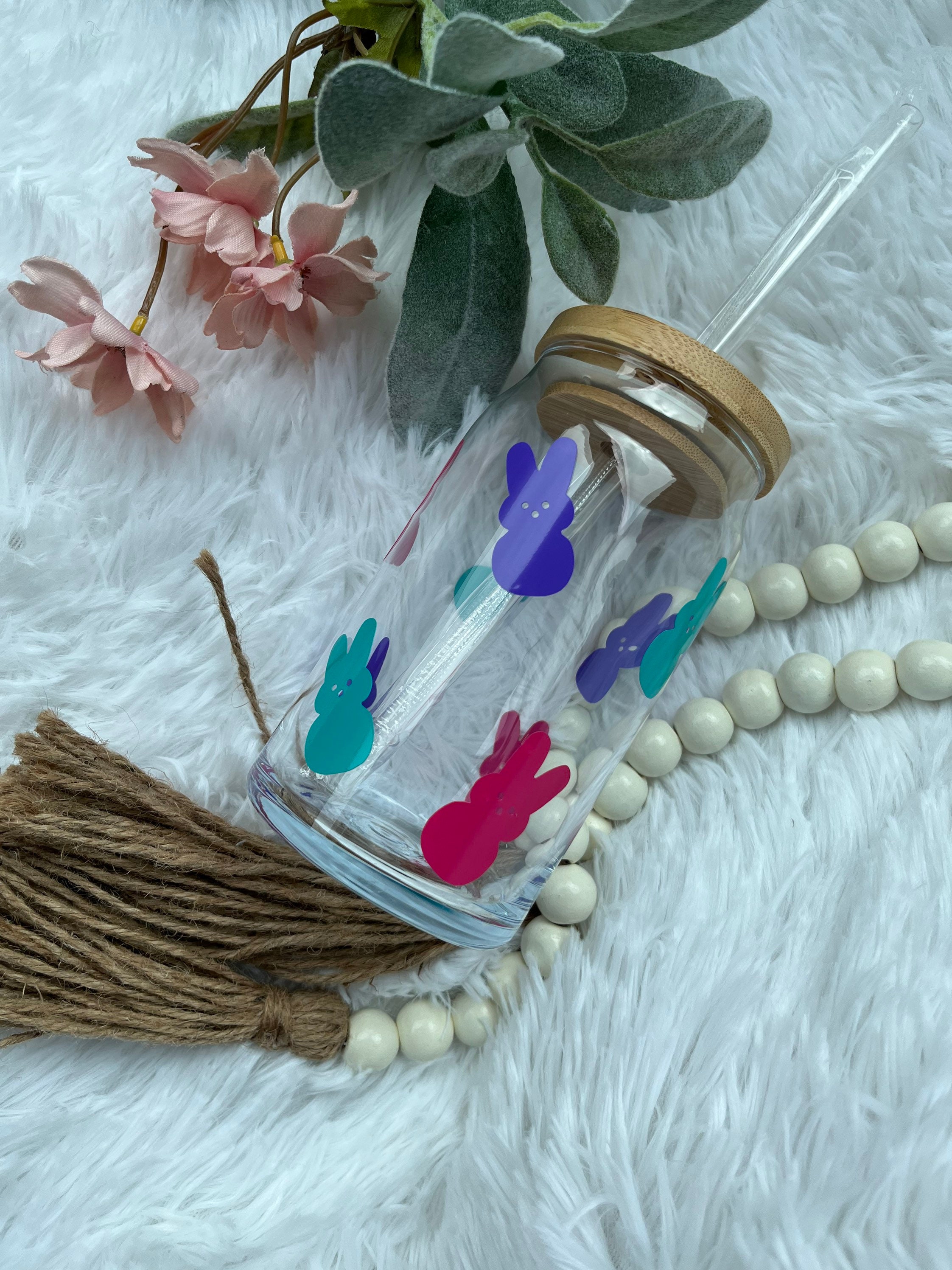 Peep Beer Can Iced Coffee Glass - Etsy