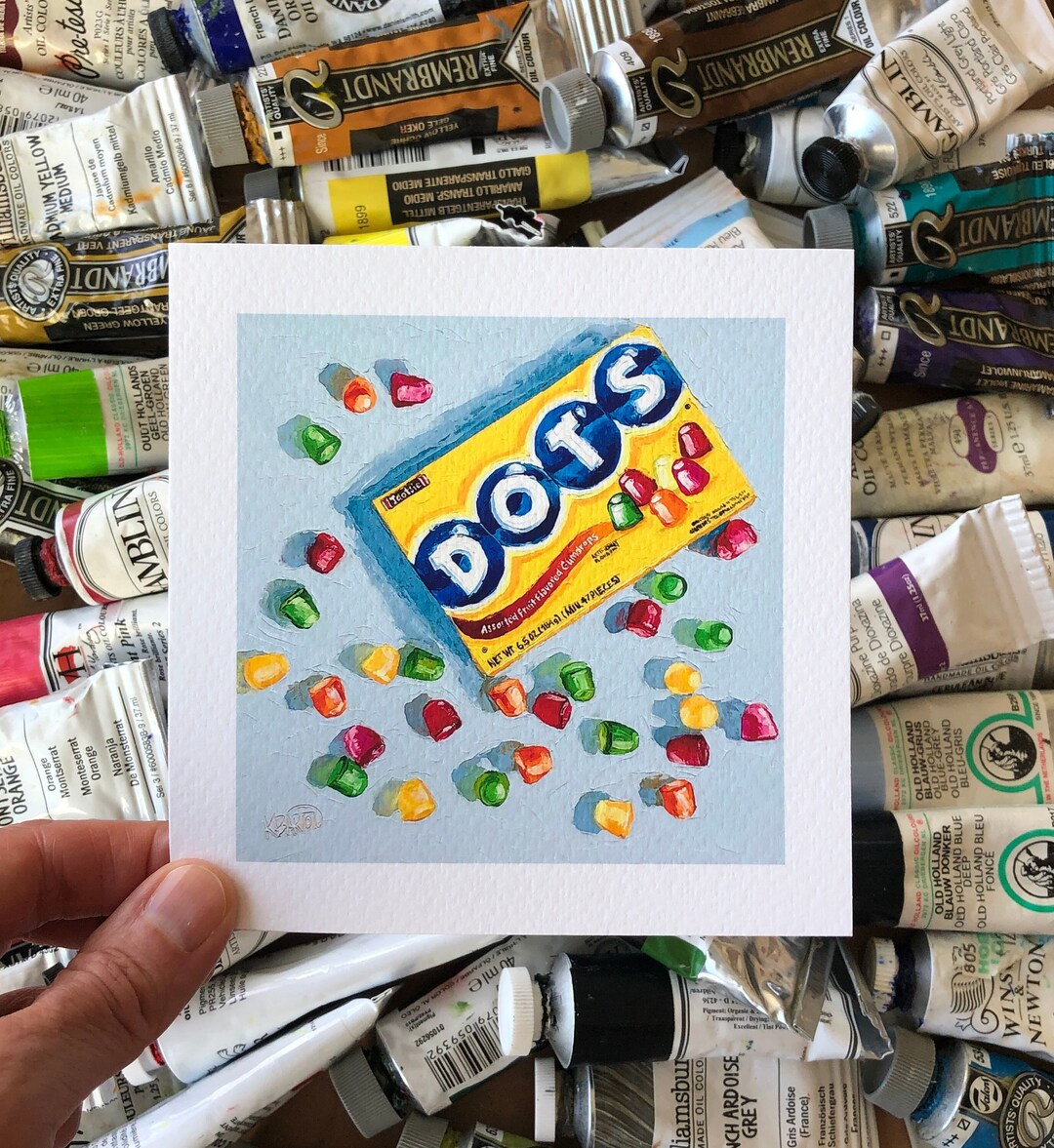 Dots Candy Art Print, Colorful Kitchen Pop Art - Etsy