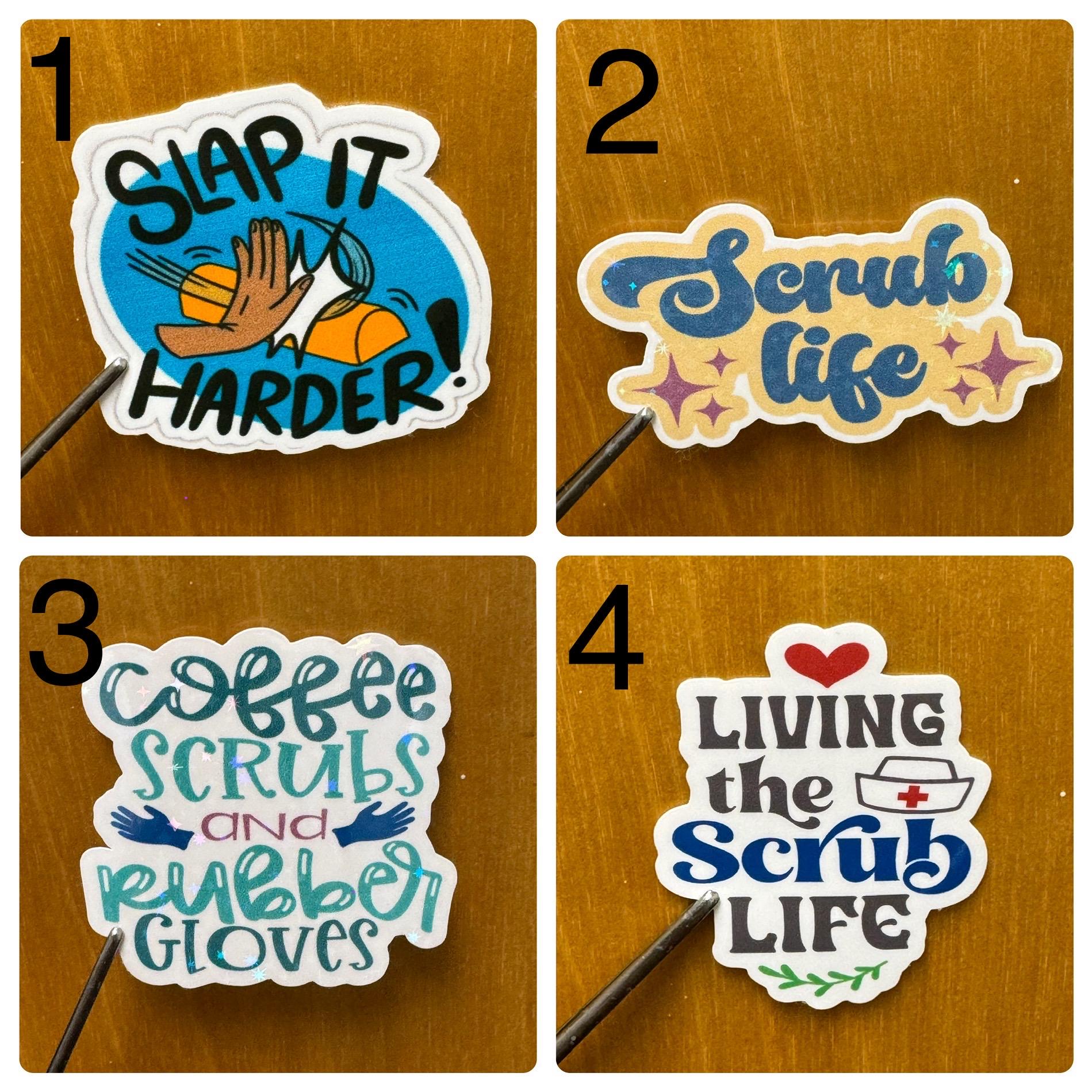 Medical Workers Stickers, Cute Decal for A Laptop, Water Bottle, Car ...