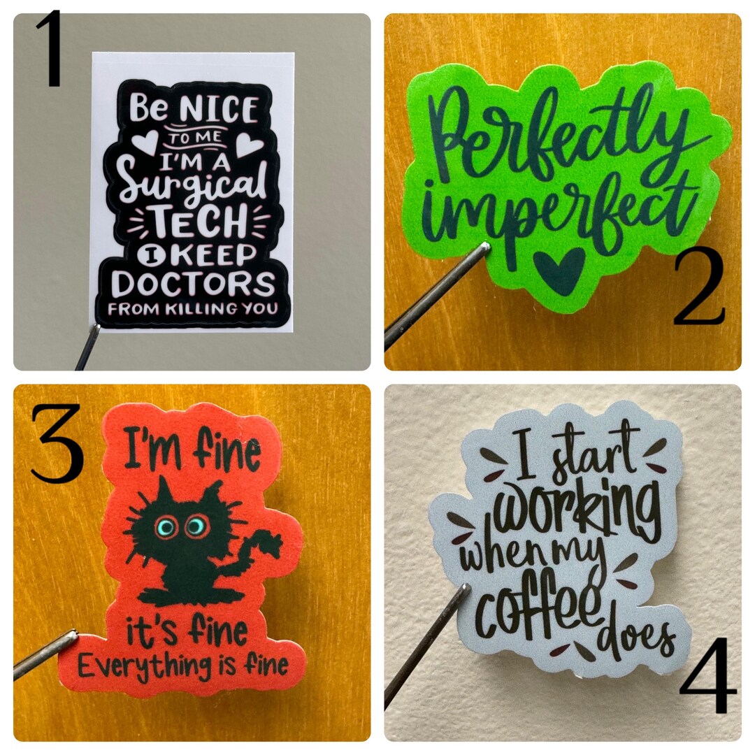 Surgical Tech Stickers, Cute Decal for A Laptop, Water Bottle, Car ...