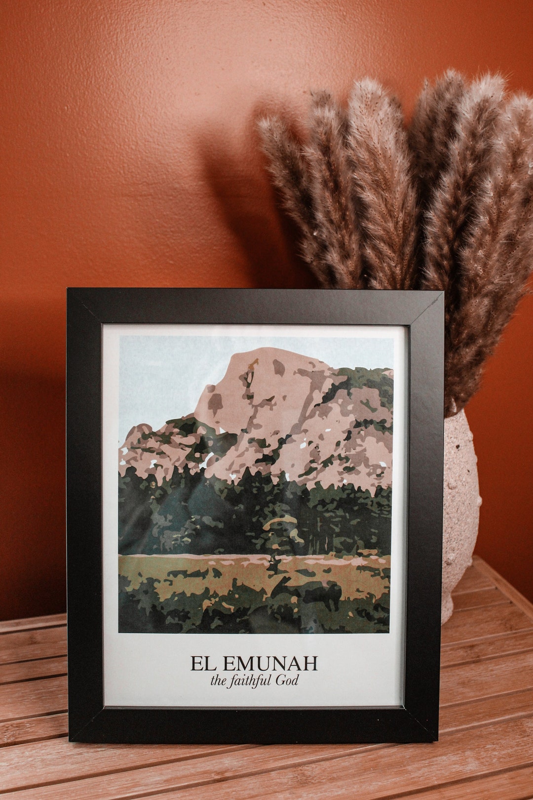 Christian Art Print | Names of God | Faith Based Stationery | El Emunah ...