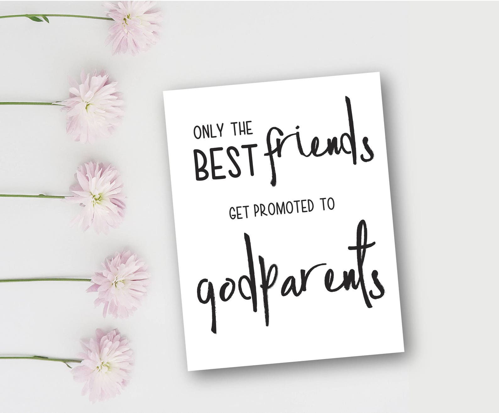 Godparent Proposal Card Printable - Printable Word Searches