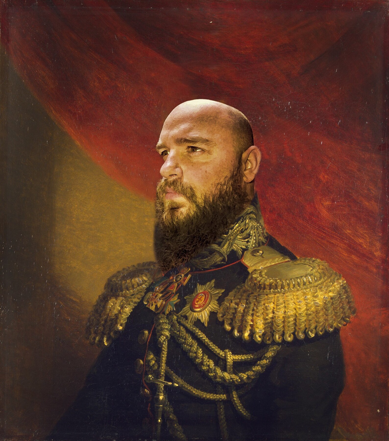 Custom Military Portrait Face Replace, Royal, General, Personalized - Etsy