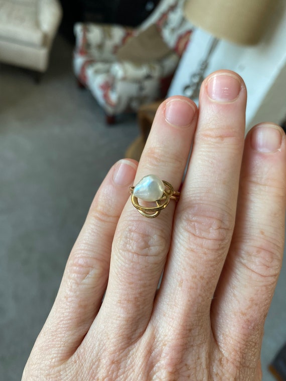 Eeyore wire wrapped ring - Gem