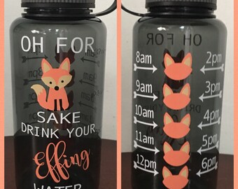 Funny water bottle | Etsy
