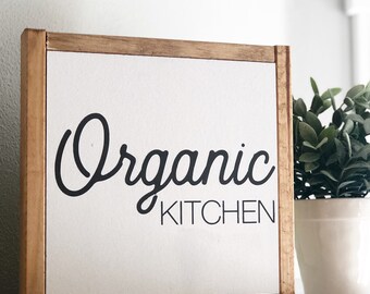 Kitchen wood sign | Etsy