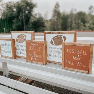 Football Season Sign, Football Sign, Football Decor, Football Season ...