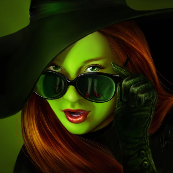 Wicked Elphaba Glasses Etsy