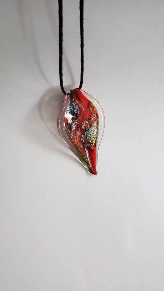 Vintage glass teardrop style - Gem